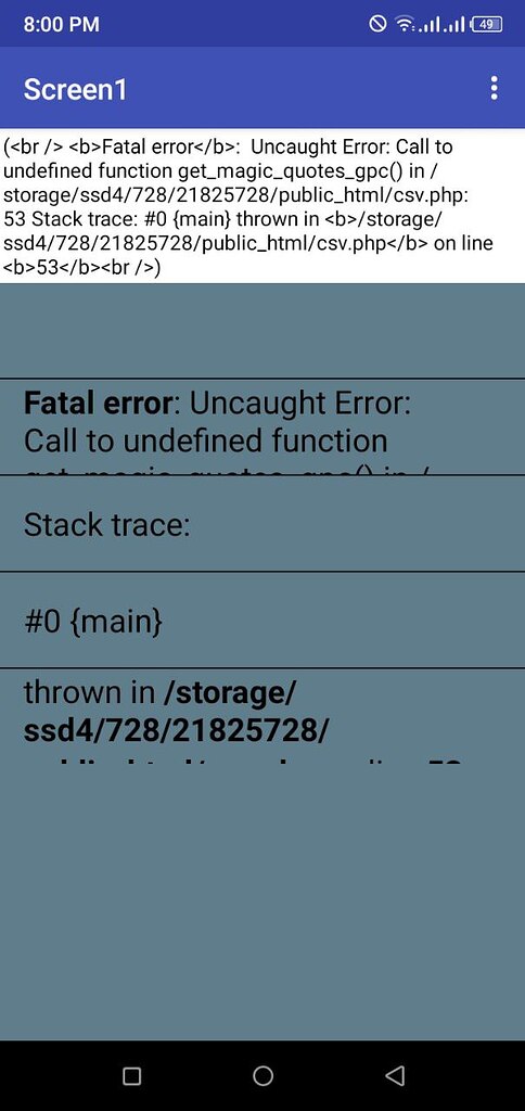 Mysql Database Error Discuss Kodular Community