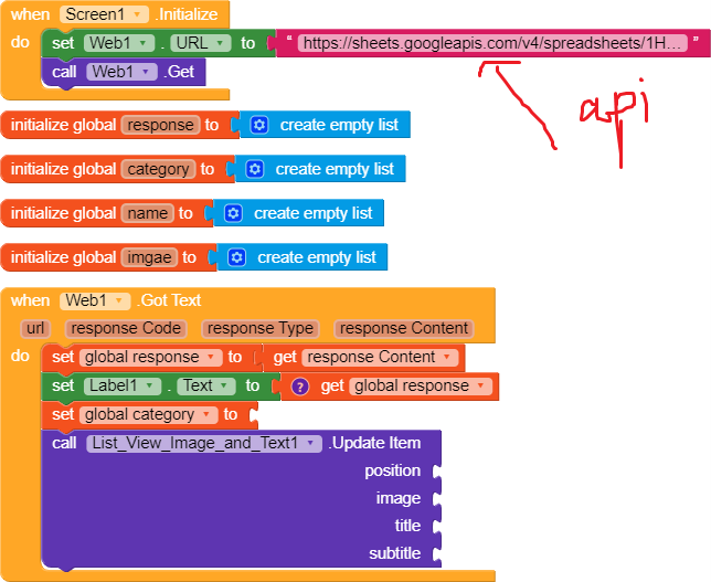 Help Me I Used Google Sheets Api Discuss Kodular Community