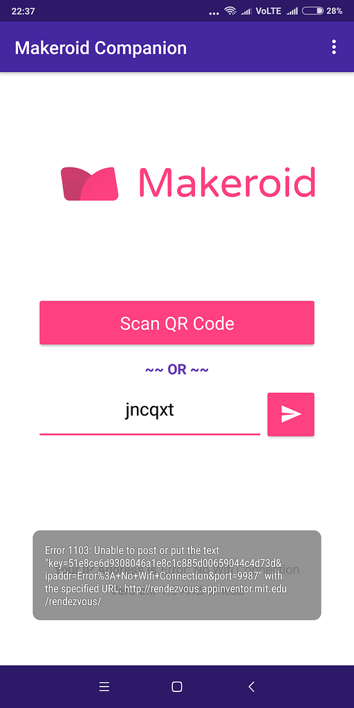 Live testing error - Discuss - Kodular Community