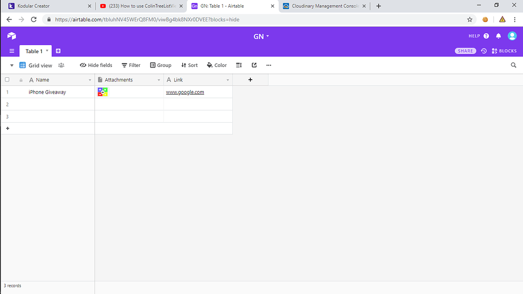 How to use airtable attachment - Discuss - Kodular Community