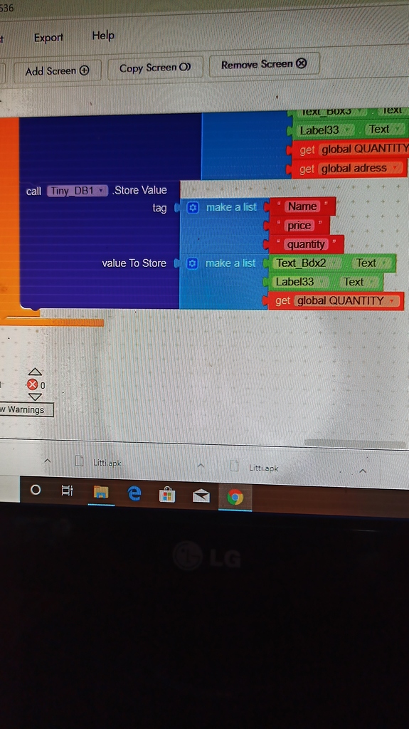 Need help in block set up tiny db with list view - Discuss - Kodular Community