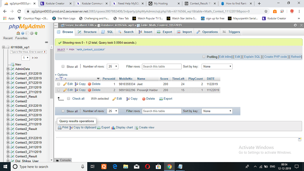 Need Help in mysql syntax for rank functions ! Get A Single user rank ...