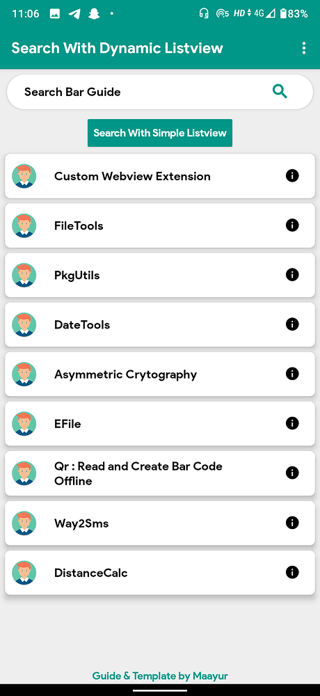 Custom Search Bar with Simple & Dynamic Listview | Guide - Resources ...