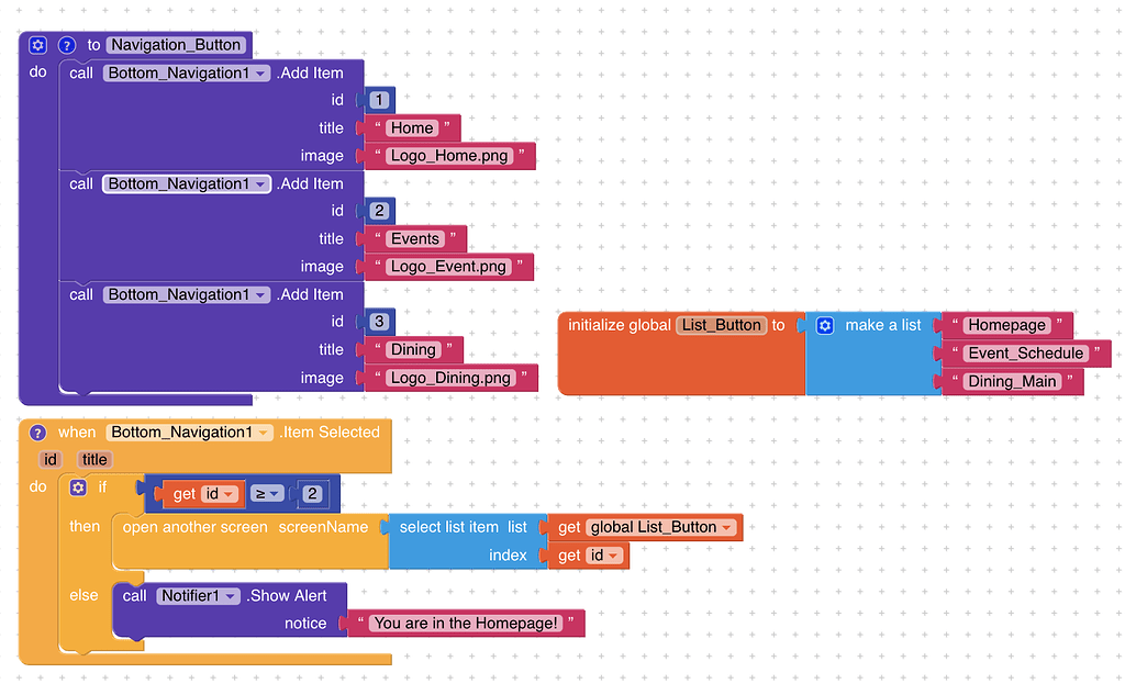 Lock Bottom Navigation bar for every screen - Discuss - Kodular Community