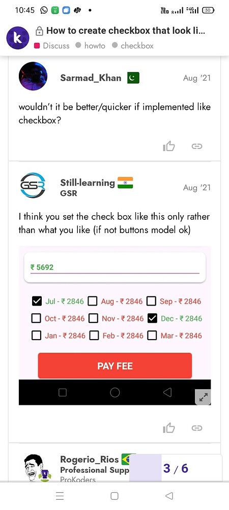 Check Box With Price Discuss Kodular Community