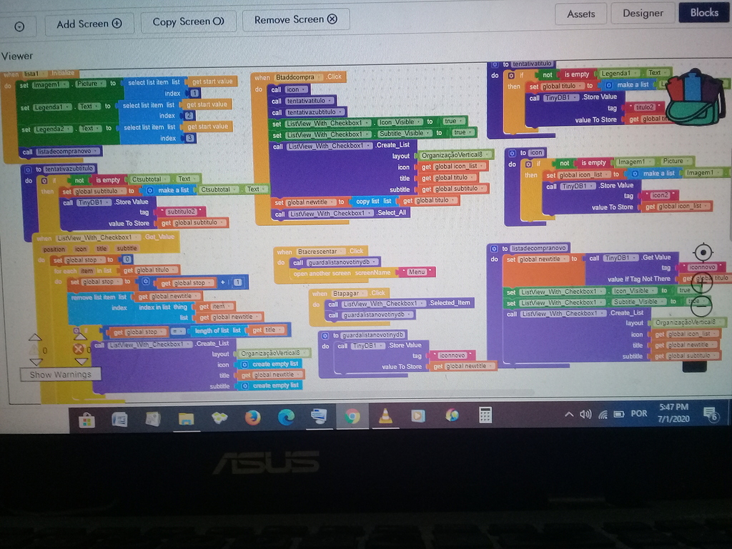 I need help with tiny db - Discuss - Kodular Community