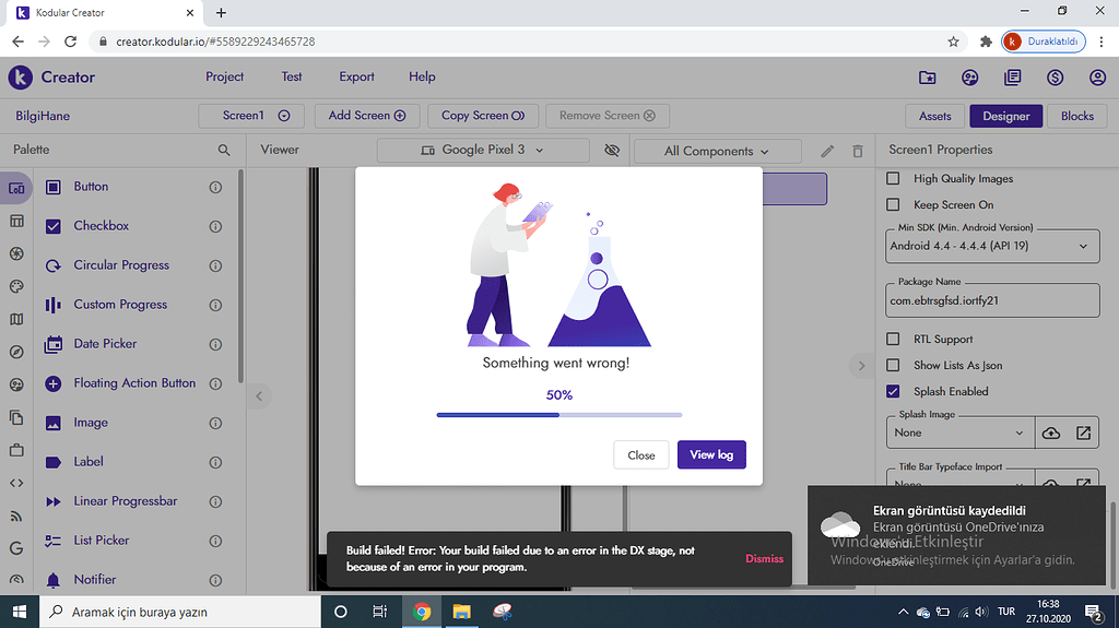 Kodular is unable to compile this project. The compiler error output was - Discuss - Kodular ...