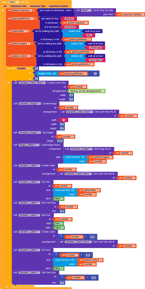 Guide: How to get JSON data from an Api using dictionaries (and show it on a dynamic cardview ...