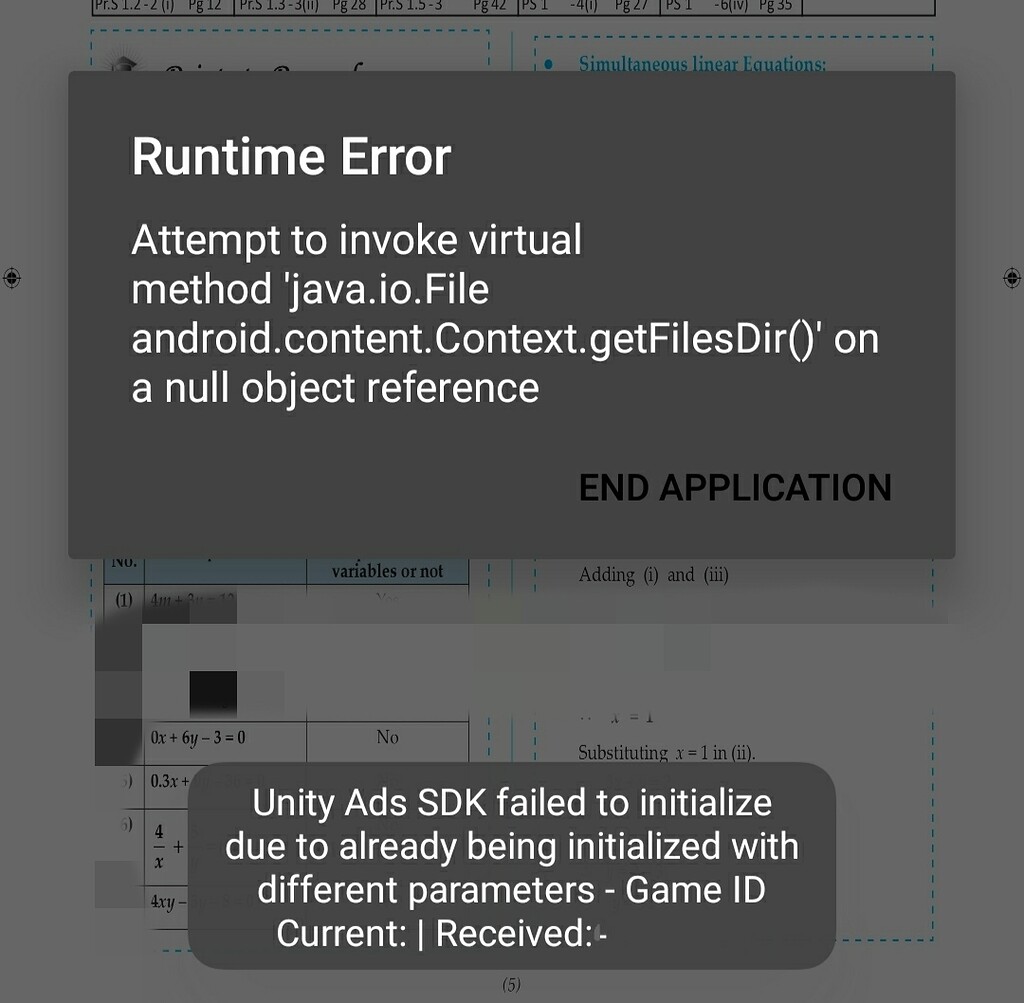 Unity sdk initialize Failed Due to already being initialize with different parameters - Discuss ...