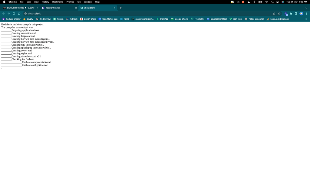 App Build Failed Firebase Config File Error Discuss Kodular Community