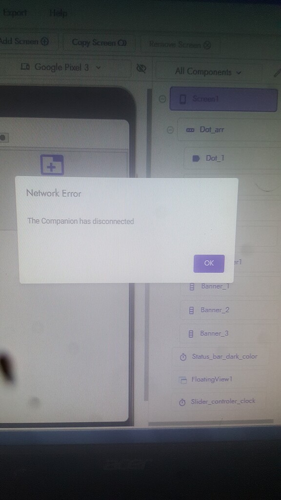 Companion connecting error - Discuss - Kodular Community