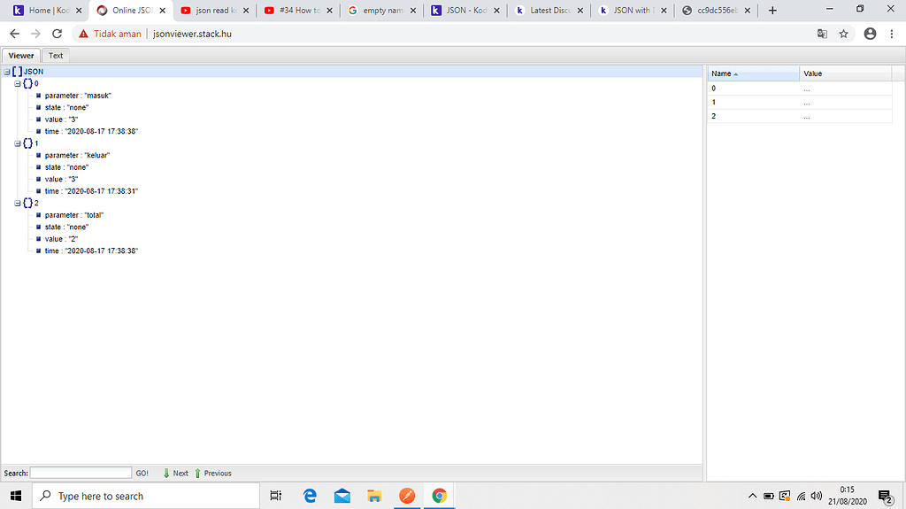 Need Help in empty name JSON array file - Discuss - Kodular Community