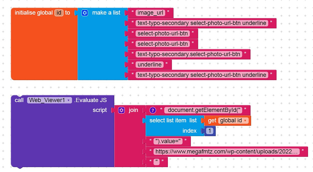 What am I missing on these JS Evaluate Codes for this site - Discuss - Kodular Community