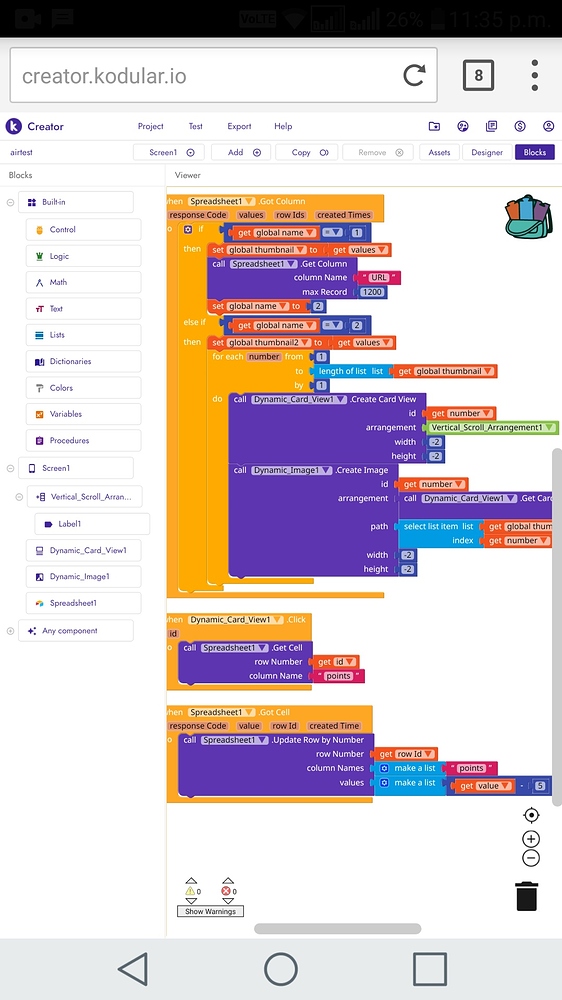 Update Row By Number Airtable Problem Discuss Kodular Community