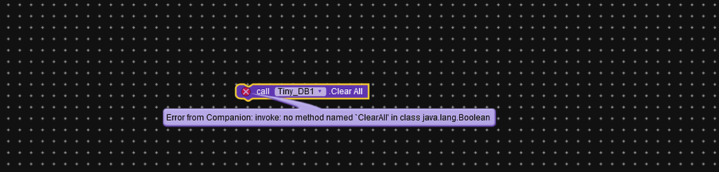 Tiny Db Clear All Issue - Discuss - Kodular Community