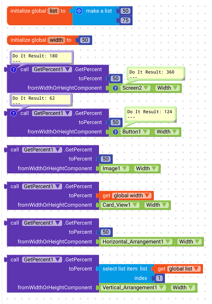 How To Put Percentage Values In Dynamic Components Discuss Kodular 
