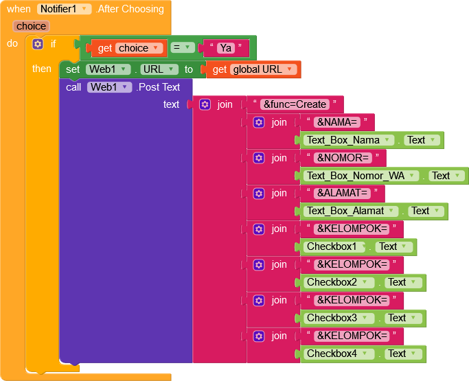 How To Make Checkbox Text To Google Spreadsheet? - Discuss - Kodular Community