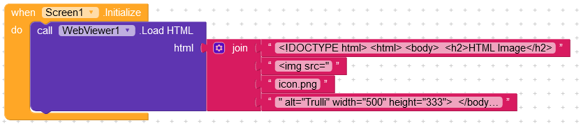 How to load a image in webviewer with html code - Discuss - Kodular ...