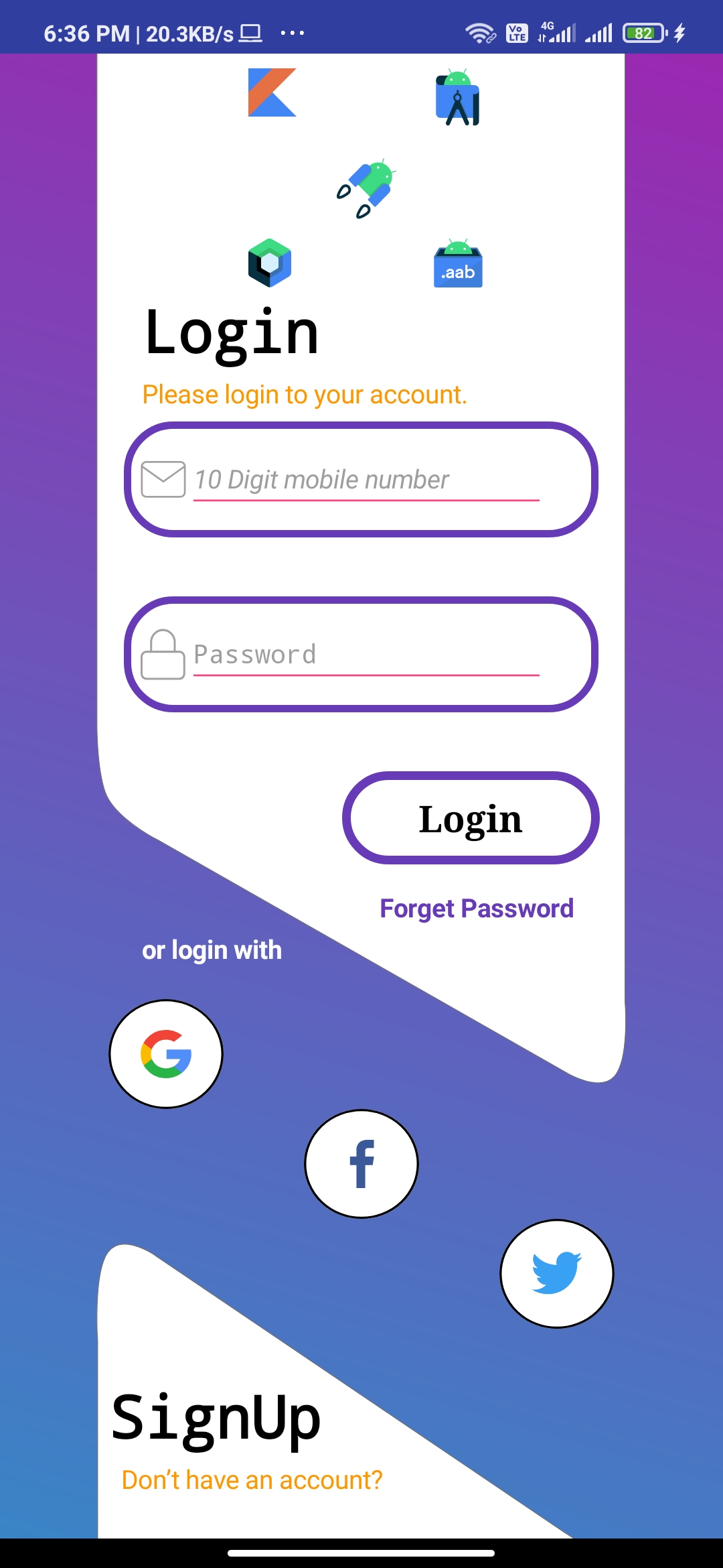 New Ui design create with Kodular using only svg image - Discuss ...