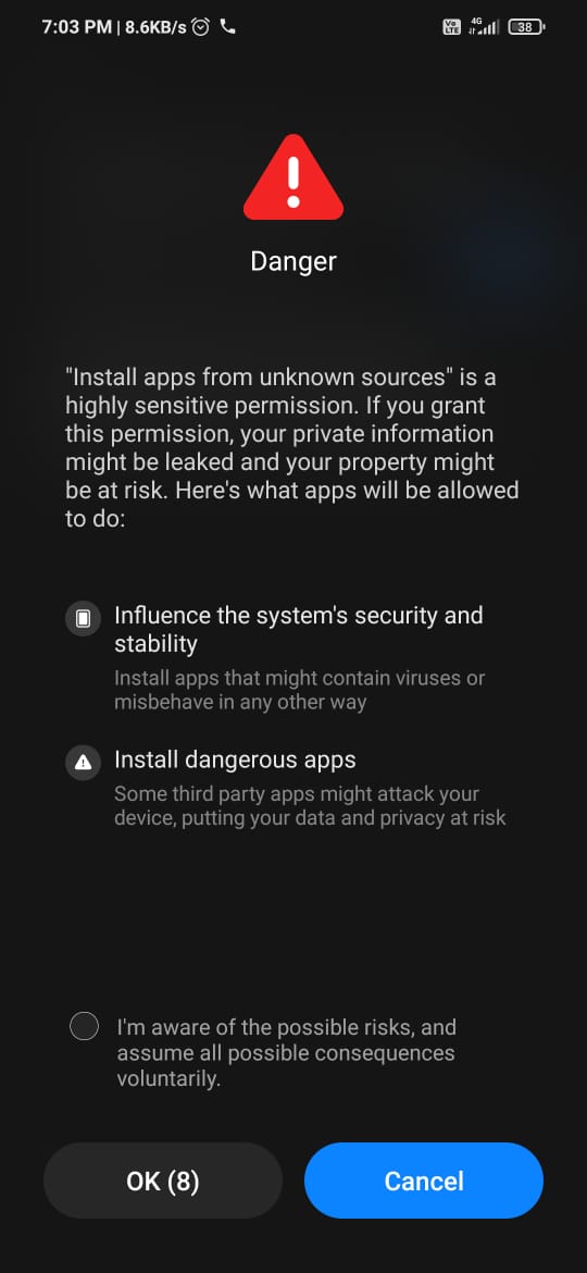 Dangerous app warning during installation - Discuss - Kodular Community