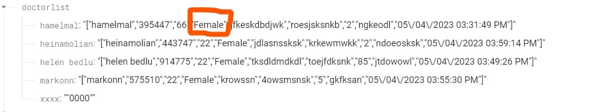 Calling specific element of list value in every tags of firebase project - Discuss - Kodular ...