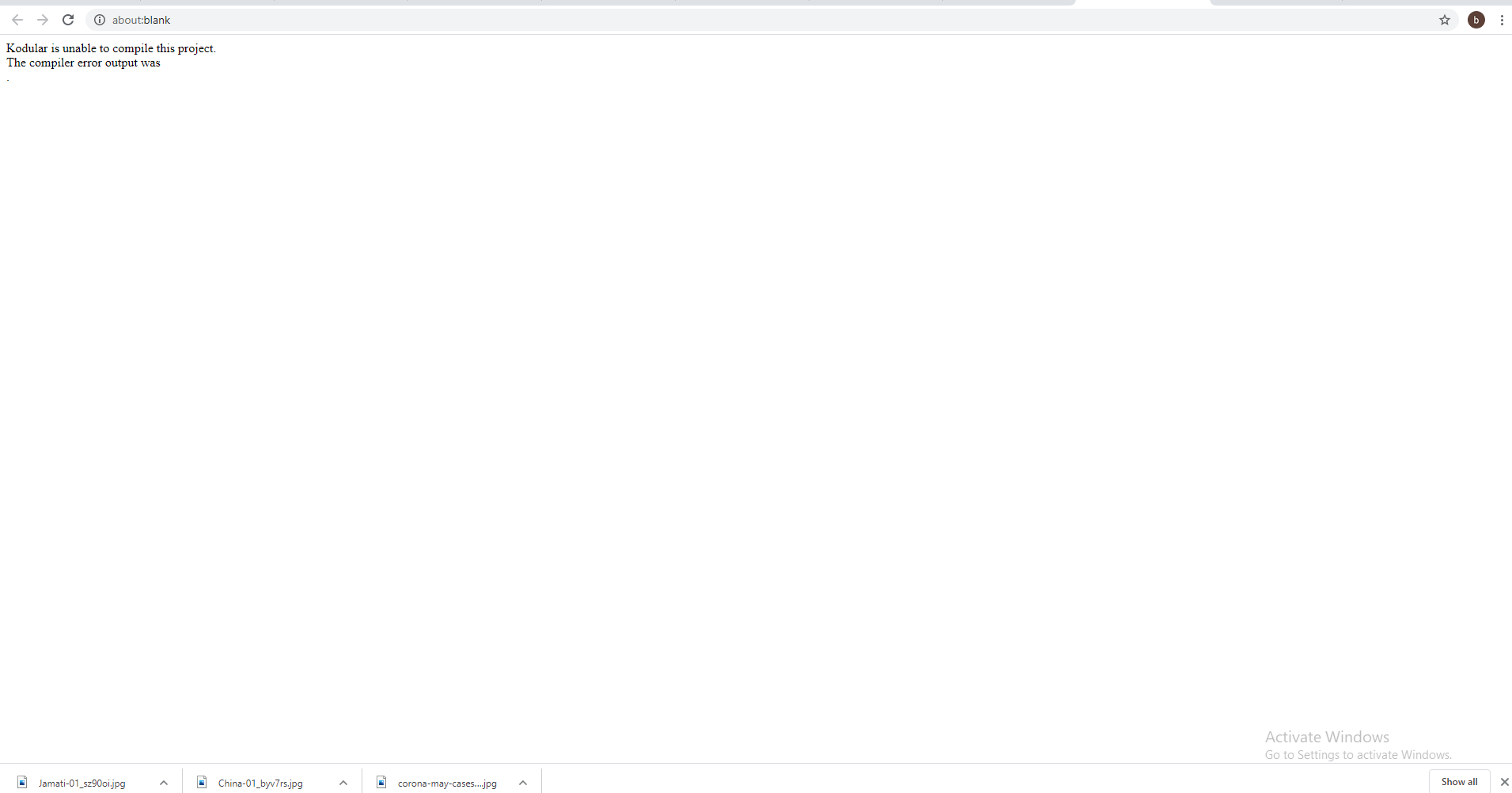 Kodular is unable to compile this project. The compiler error output was - Discuss - Kodular ...