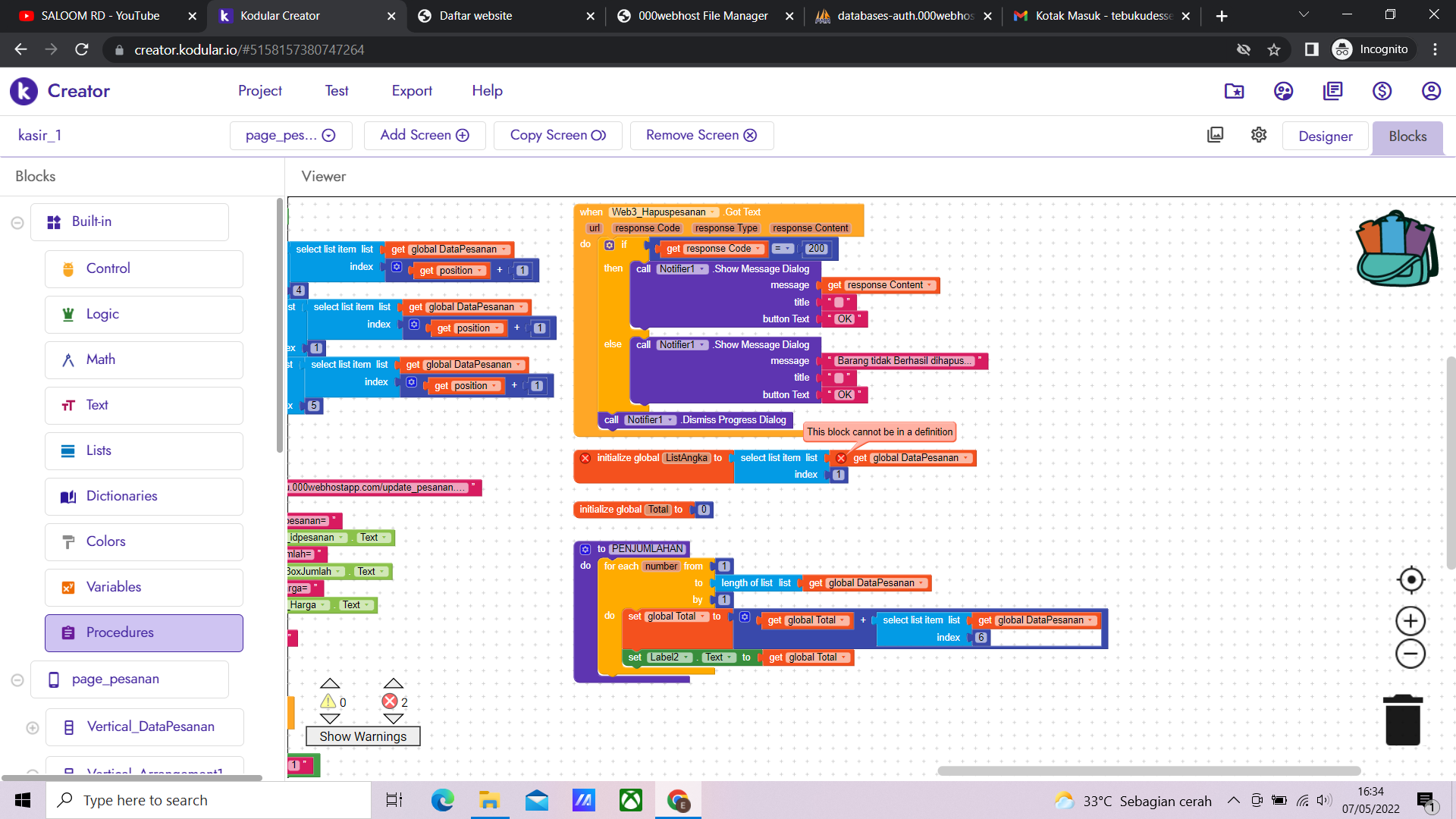 How to get data from MySQL to sum? - Discuss - Kodular Community