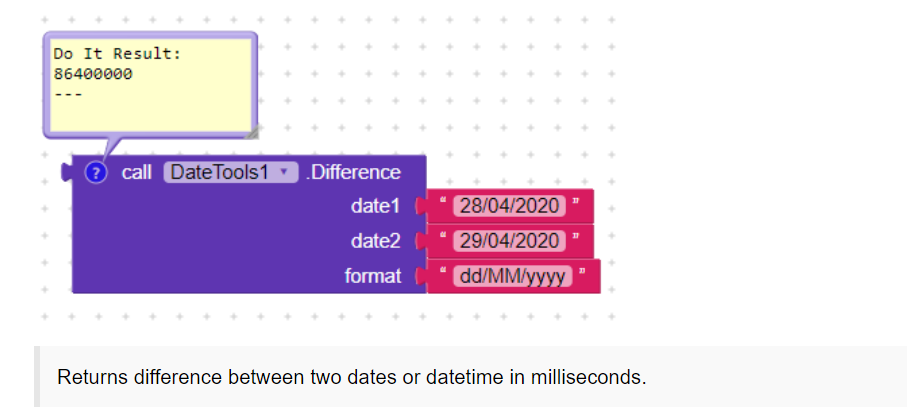 How Can I Get Duration Between Dates Discuss Kodular Community