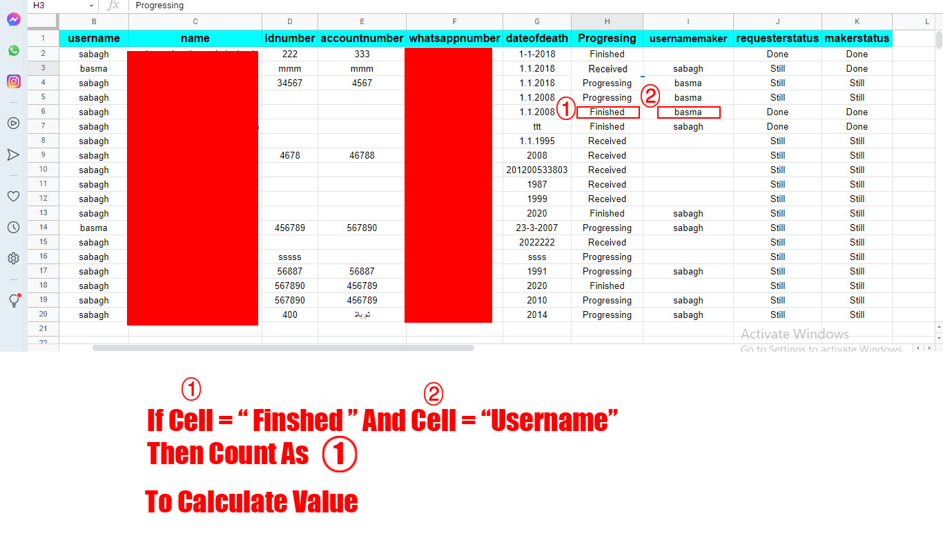 How Can I Count Cell On Google Sheet Discuss Kodular Community