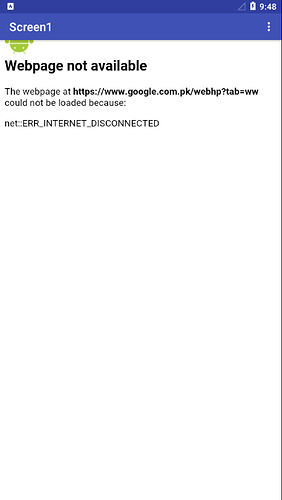 Customize error webviewer page - Discuss - Kodular Community