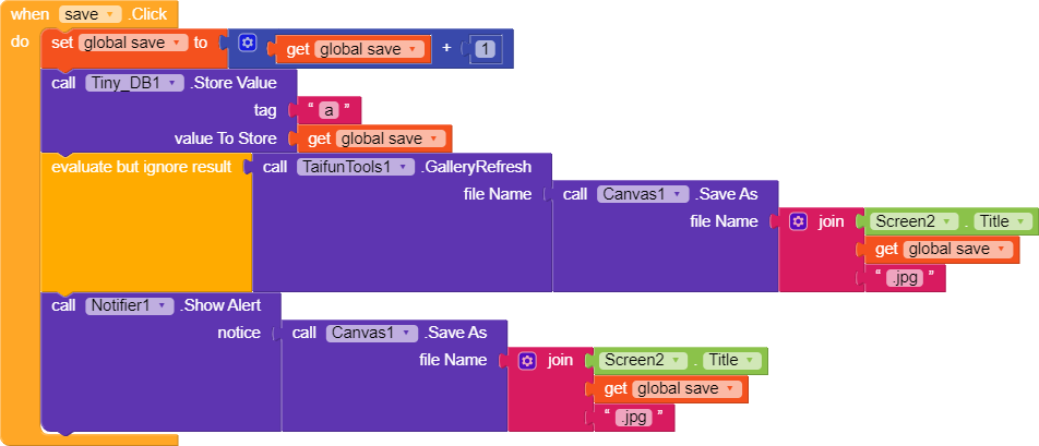 How To Save Canvas Image To Gallery Discuss Kodular Community