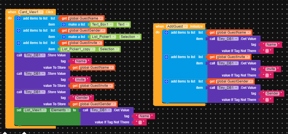 Getting data from TinyDB as list - Discuss - Kodular Community