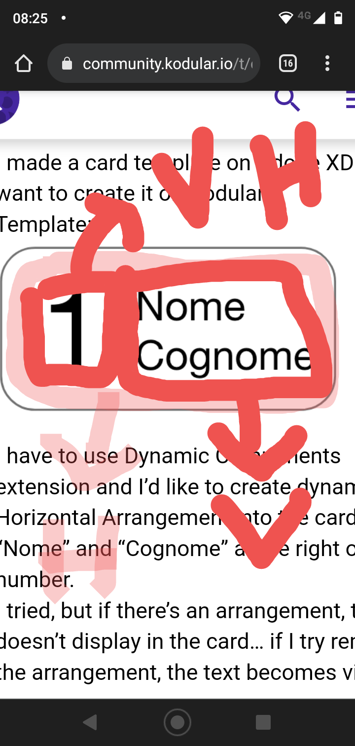 Create Horizontal Arrangement In Dynamic Components Discuss Kodular
