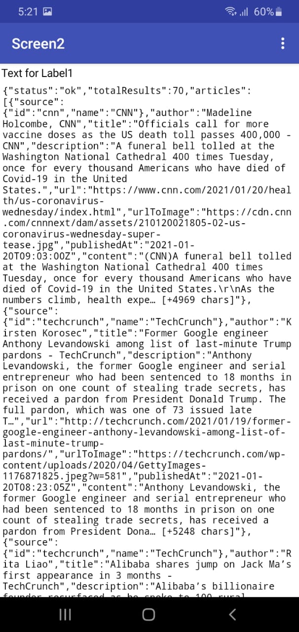 Guide How To Get Json Data From An Api Using Dictionaries And Show It On A Dynamic Cardview