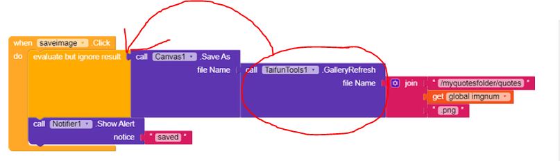 How To Save Canvas Image To Gallery Discuss Kodular Community