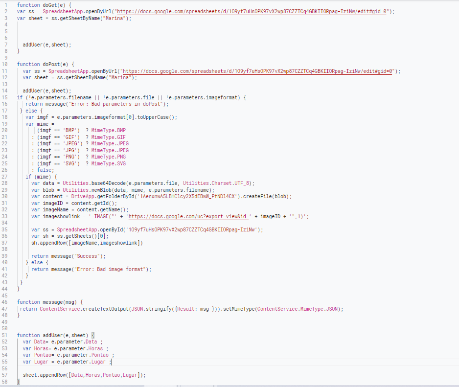 Send text and image from kodular to Google spreedsheat - Discuss ...